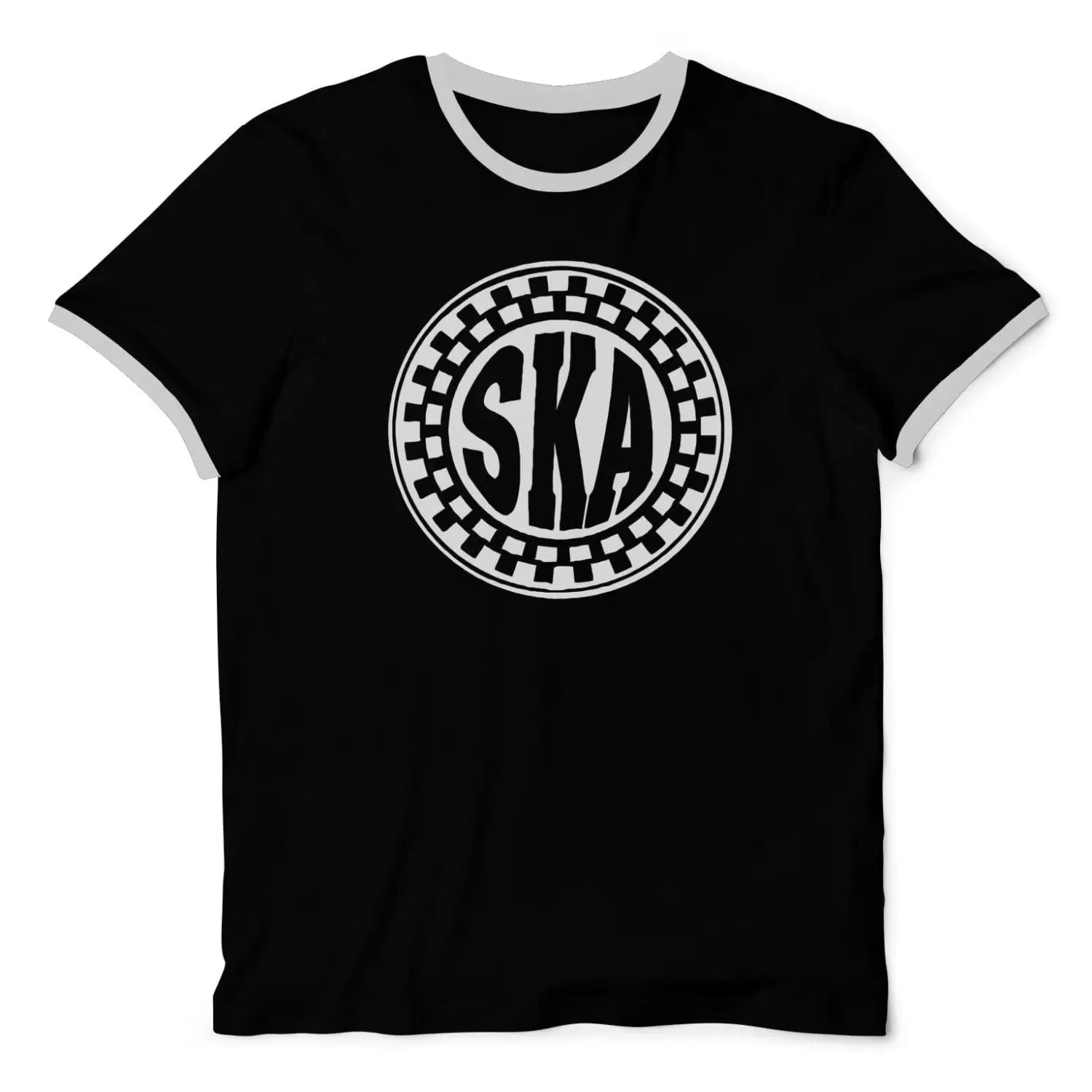 Ska Circle Logo Contrast Ringer T-Shirt – Tribal T-Shirts